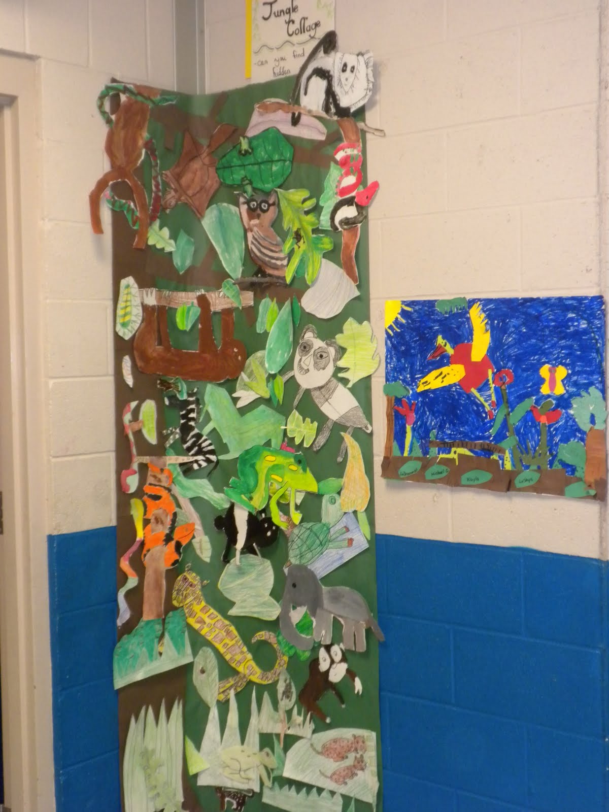 Stayin' Creative - Art With Mrs. J: 2nd Grade - Jungle Enviornment