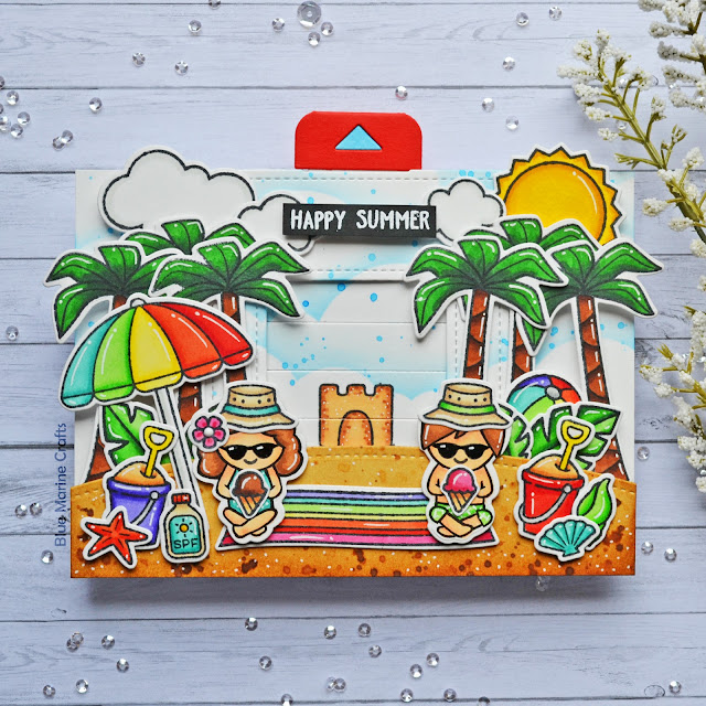 Blue Marine Craft: Summer Card Series with Lawn Fawn - A day at the ...