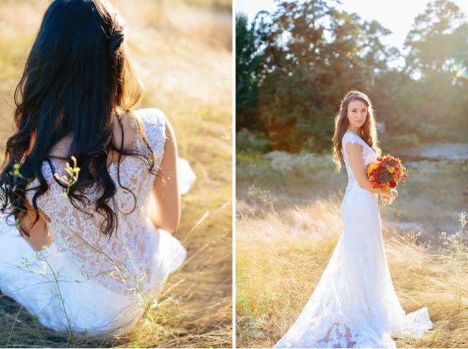 A Stunning Fall Bridal Portrait This Thanksgiving - Belle The Magazine