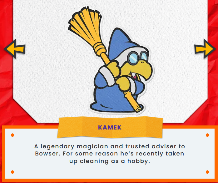 Paper Mario Sticker Star Kamek