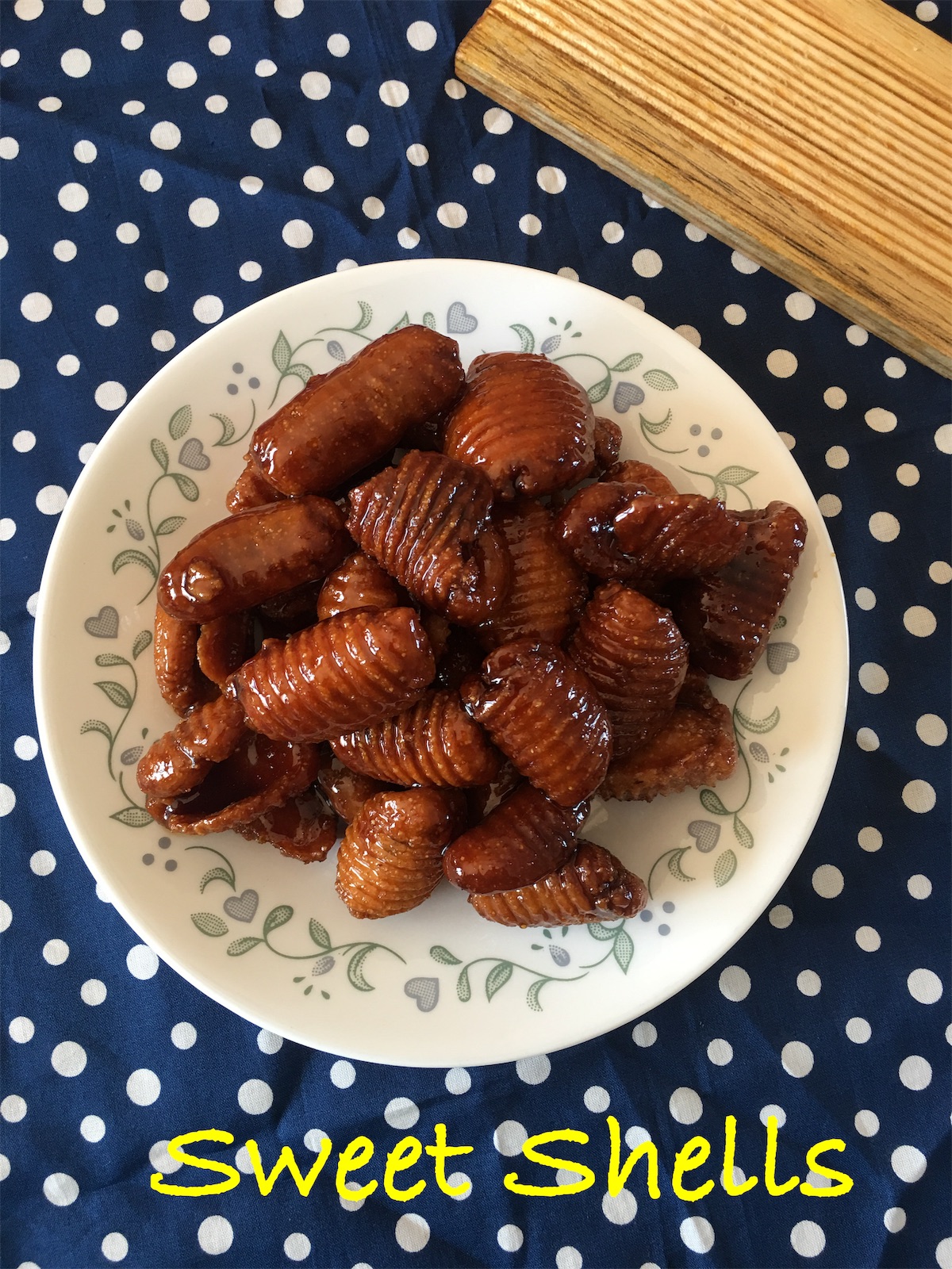 Bellam Gavvalu - Sweet Shells - From Sushma's Kitchen