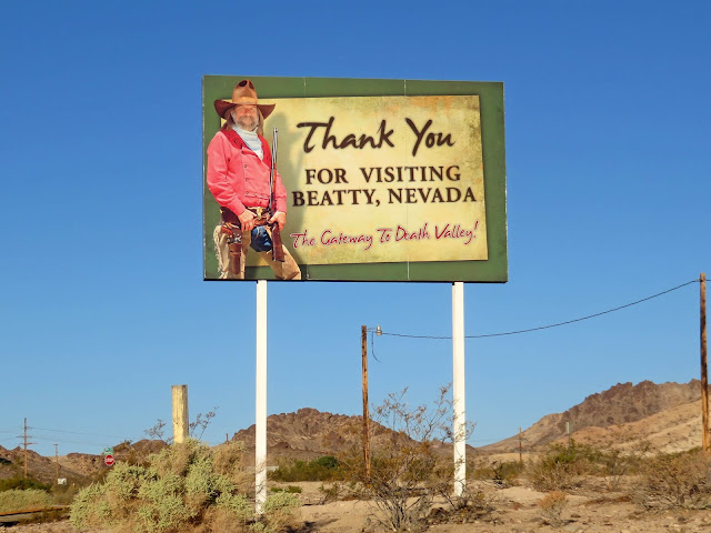 Geographically Yours Welcome: Beatty, Nevada
