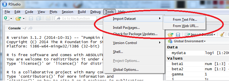 R by examples: R for Stata users (Part 1)