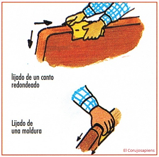 El Corujosapiens: Técnicas para lijar superficies