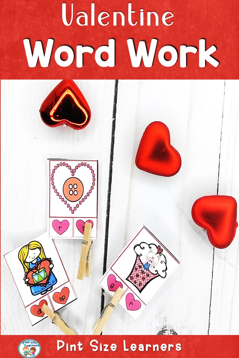PK K February Valentines Resources - Pint Size Learners