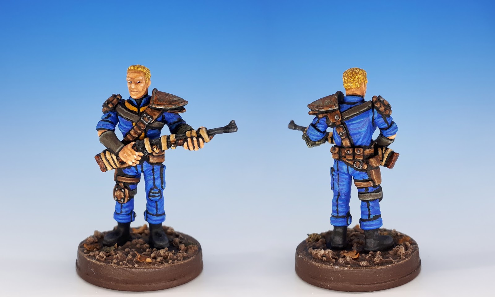 Oldenhammer in Toronto: Painted miniatures for the Fallout board game