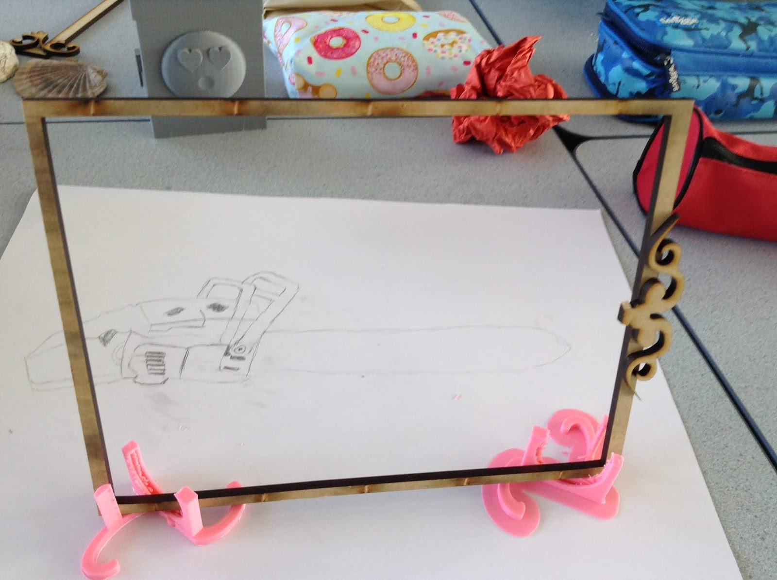 3D Print School: 3D Printed: Photo Frame Stand