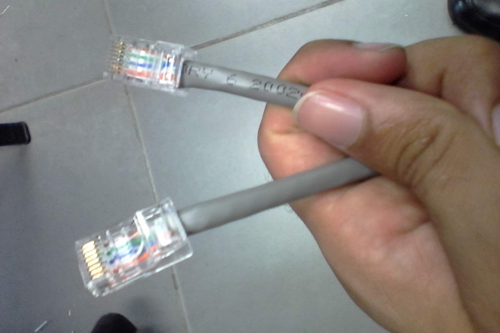 Cableado Estructurado de Red: PONCHADO CABLEADO CRUZADO