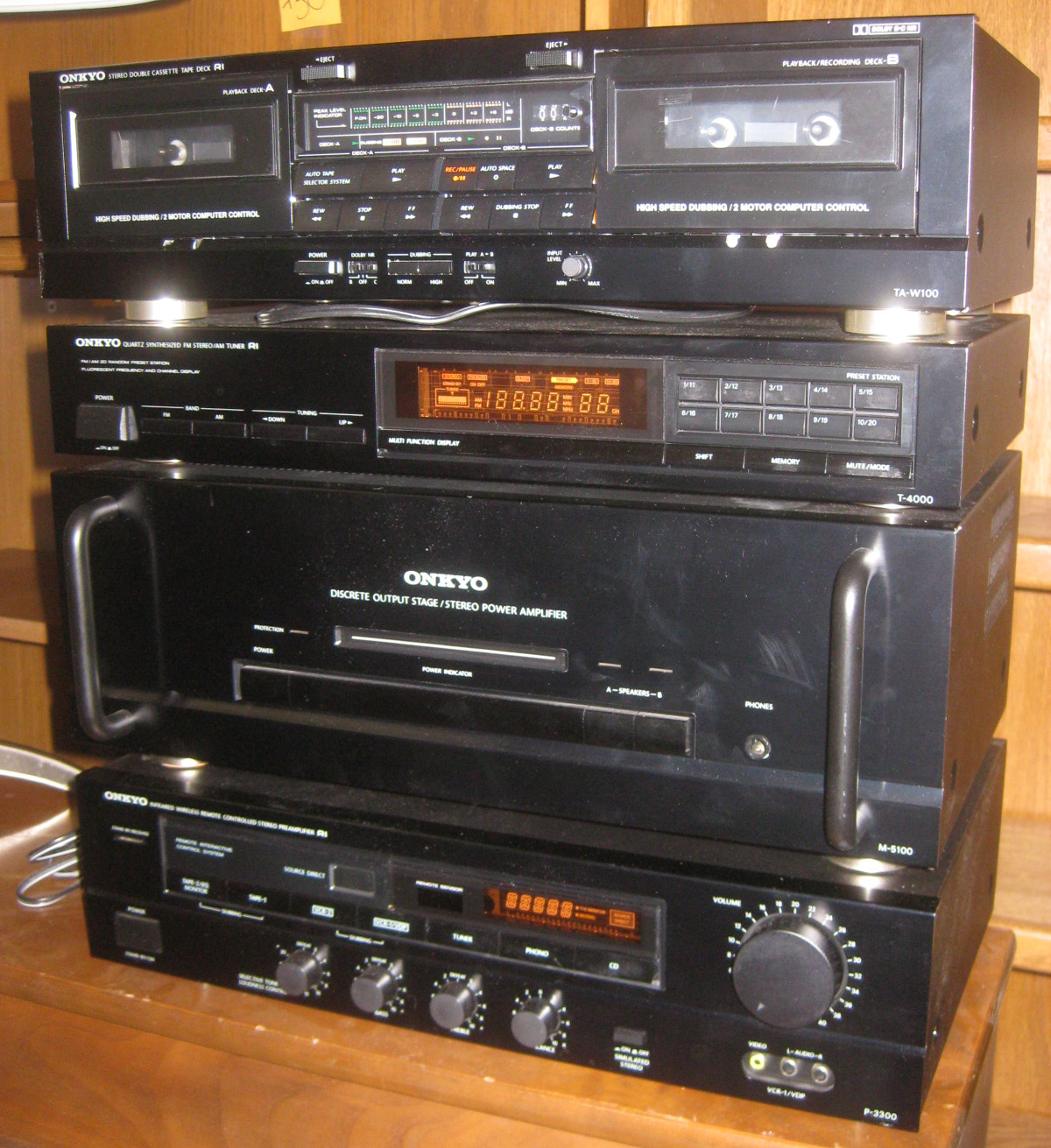 UHURU FURNITURE & COLLECTIBLES: SOLD - Onkyo Stereo System - $125