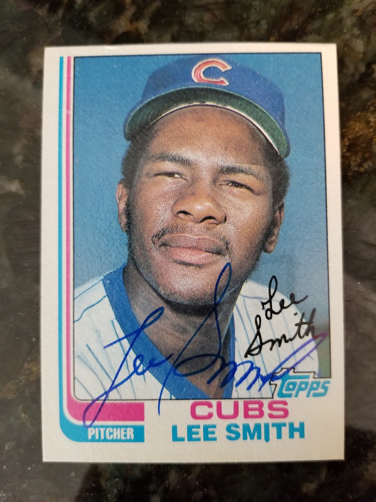 Autograph Through The Mail Athletes: Lee Smith Rookie