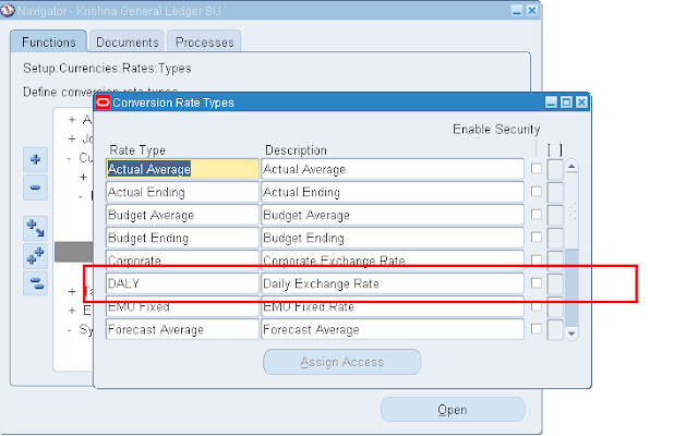 Oracle Apps: Revaluation Concept in Oracle Apps