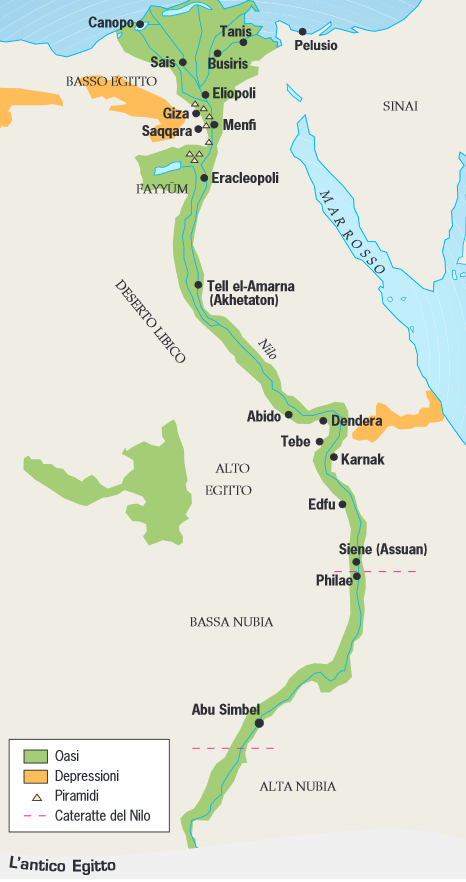 La civiltà Egizia - Gli Egizi e il Nilo