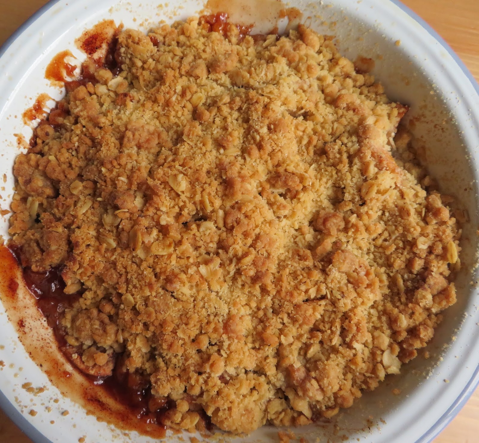 Oaty Apple Crumble | The English Kitchen