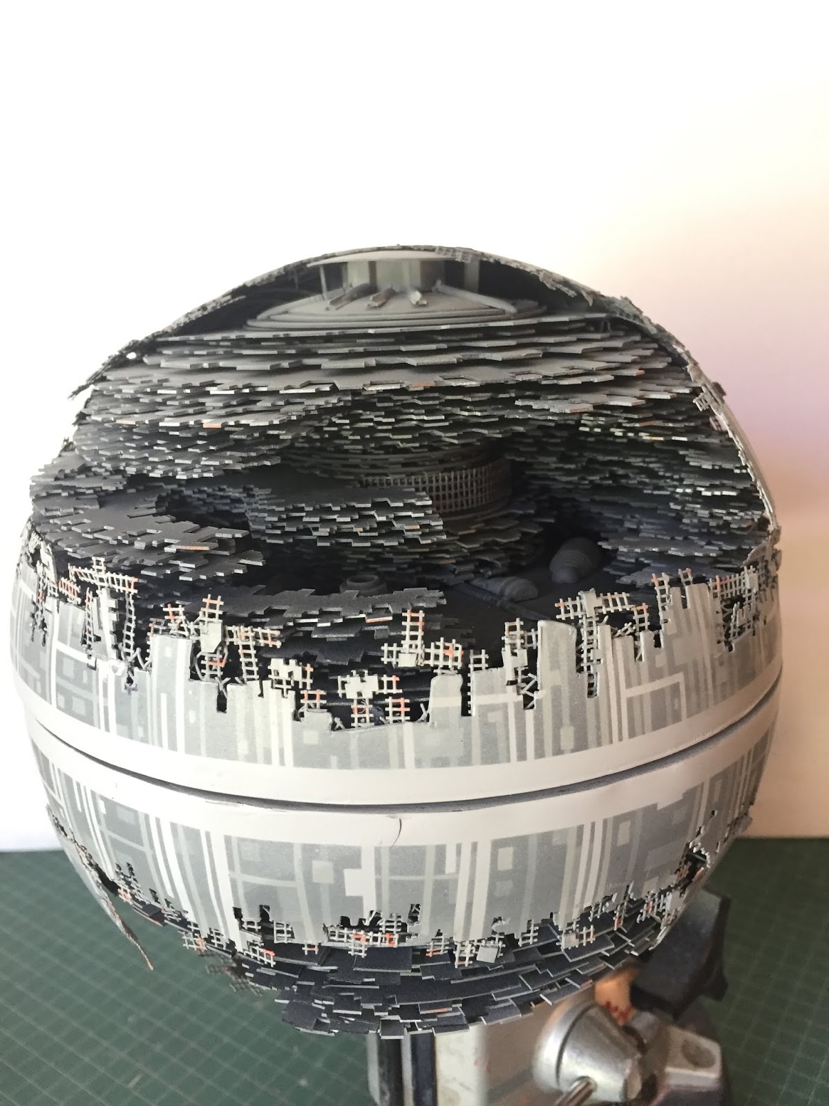 The Irate Modeler: Death Star II Scratch Build Part 4