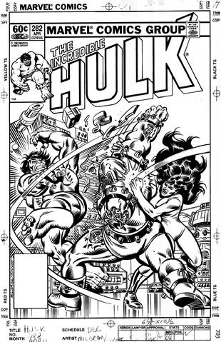 Marvel Comics of the 1980s: 1983 - Anatomy of a Cover - Incredible Hulk ...