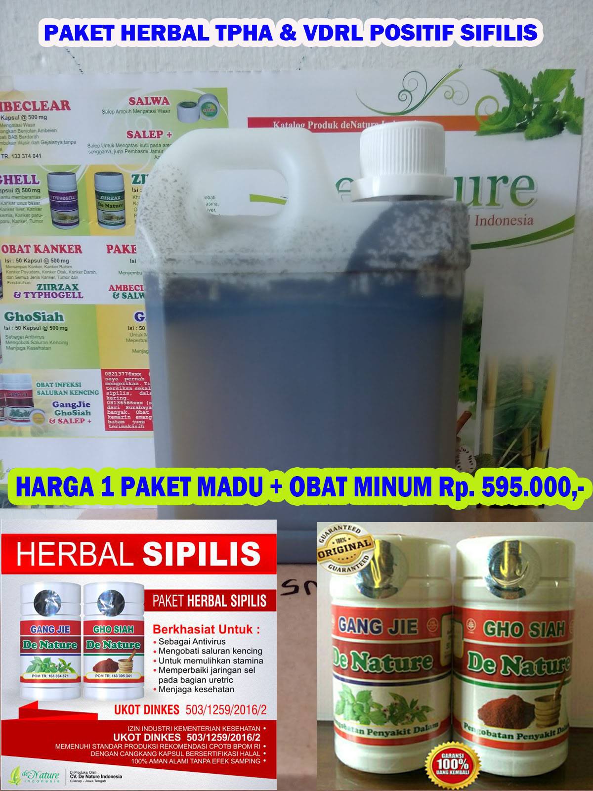 Rekomendasi Obat Herbal Tpha Dan Vdrl Positif Spilis | Spesialis Kelamin