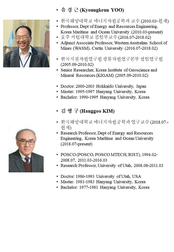 Resources Processing Lab. KMOU: Professor