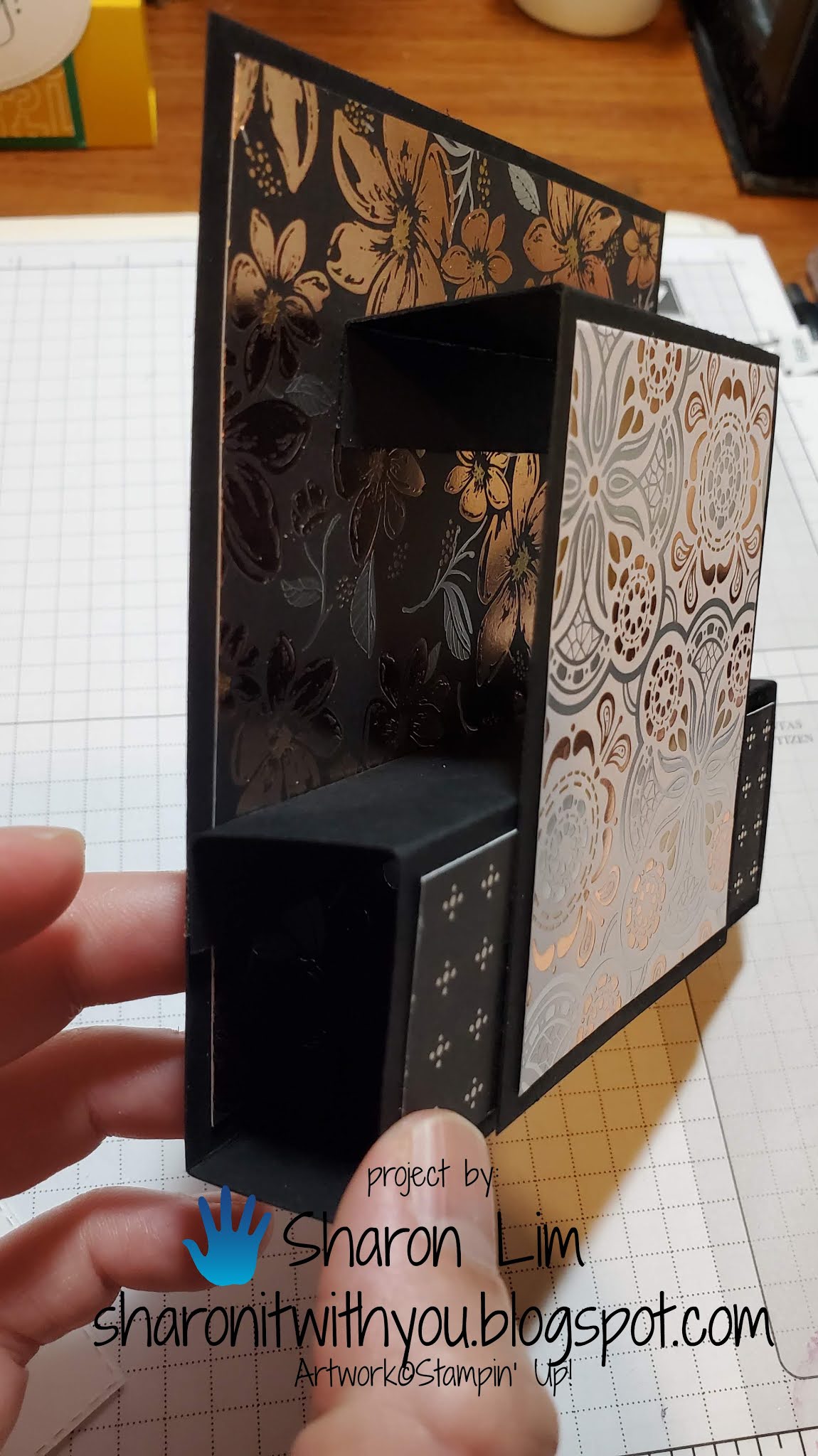 Sharon It With You: Fun Fold Stand Up card picture and video tutorials