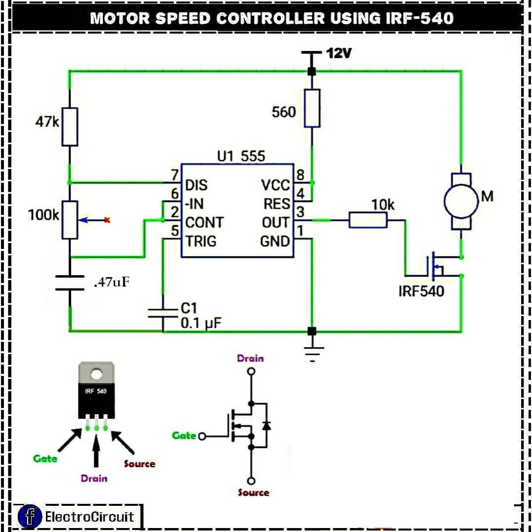 * Eletrônica Campo Elétrico: Circuito esquema controle de velocidade ...
