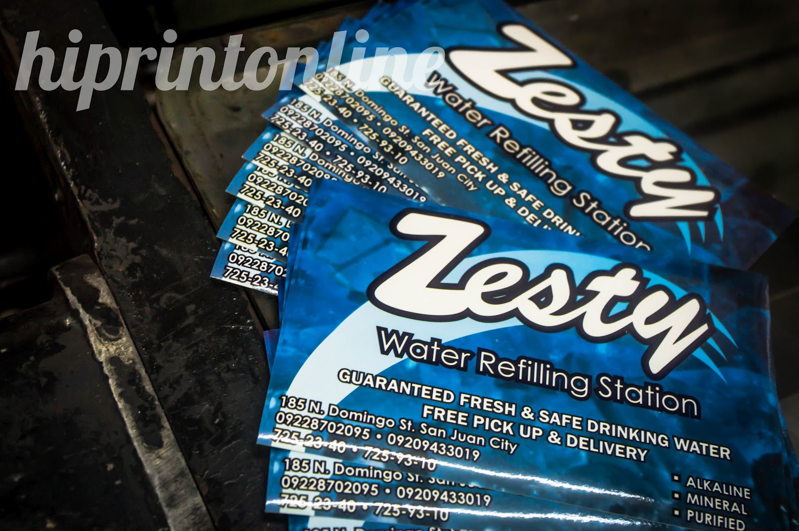 Hi-Print Graphics Design Specialist: Zesty Water Refilling Station Sticker