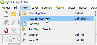 Digital Elevation Model (DEM) 3D Visualization in QGIS