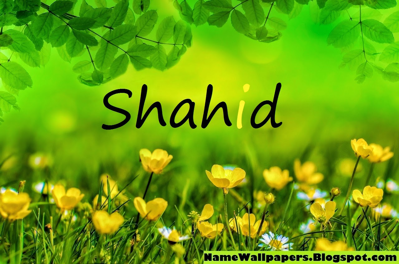 Shahid Name Wallpapers Shahid ~ Name Wallpaper Urdu Name Meaning Name ...