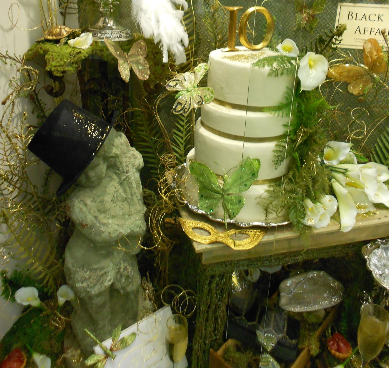 Solon Public Library: Anniversary Window Display