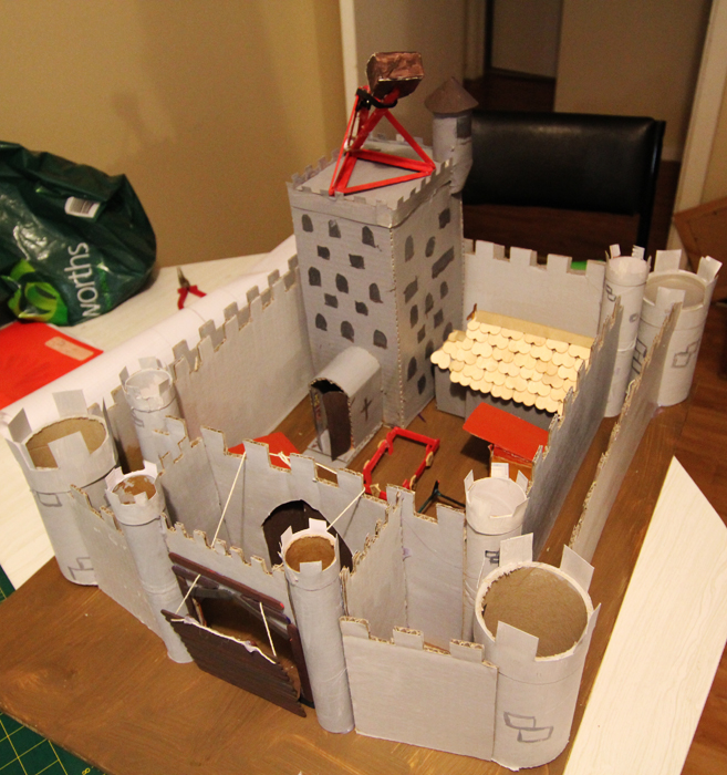 Gardening With Dogs: Cardboard Castle