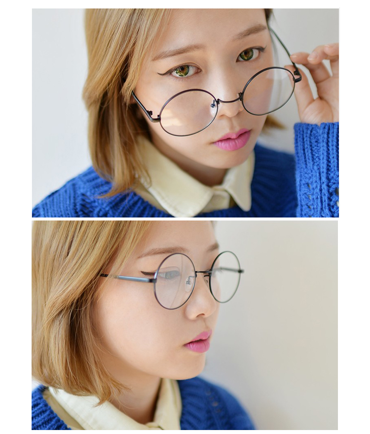 CL943 - Round Nerd Glasses (Ready Stock) | Temptations