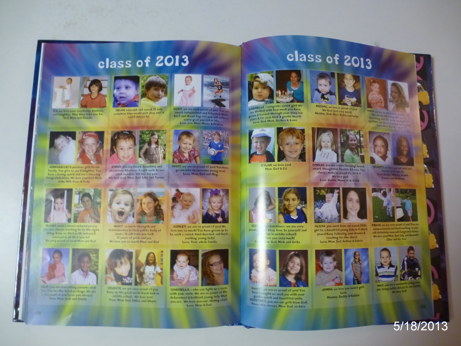 Dave'N It Up: Adam's 5th Grade Yearbook