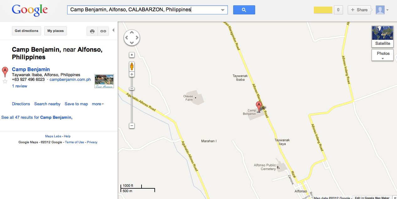 Team Building Venue Resort: November 2012