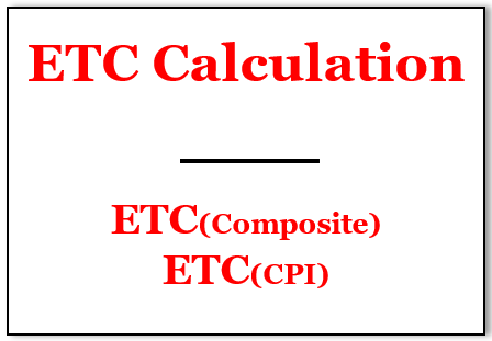 MANAGEMENT YOGI: PMP, RMP Exam: Estimate to Complete (ETC) Calculation ...
