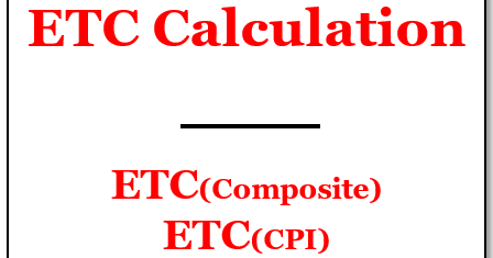 MANAGEMENT YOGI: PMP, RMP Exam: Estimate to Complete (ETC) Calculation ...