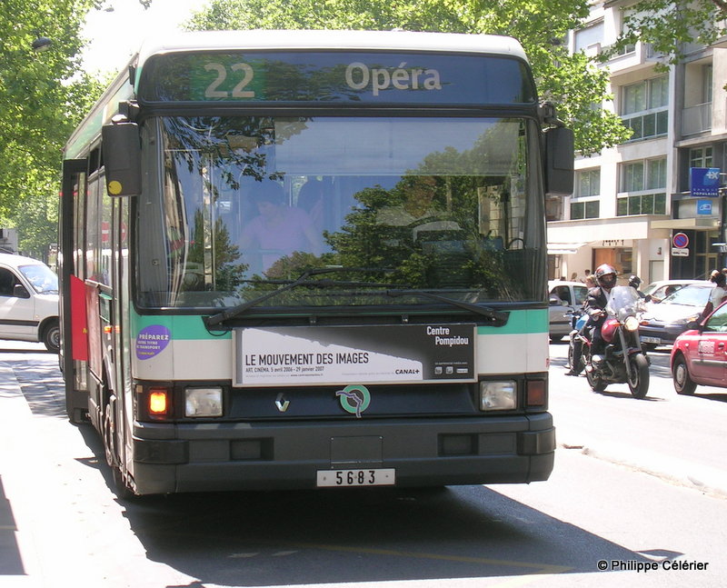 Les Tramways,Métro,RER,Bus de la RATP: Bus 22
