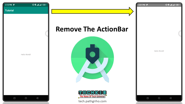 How To Remove The ActionBar From Specific Activities (Android Studio) How To Remove The ActionBar From Specific Activities (Android Studio)