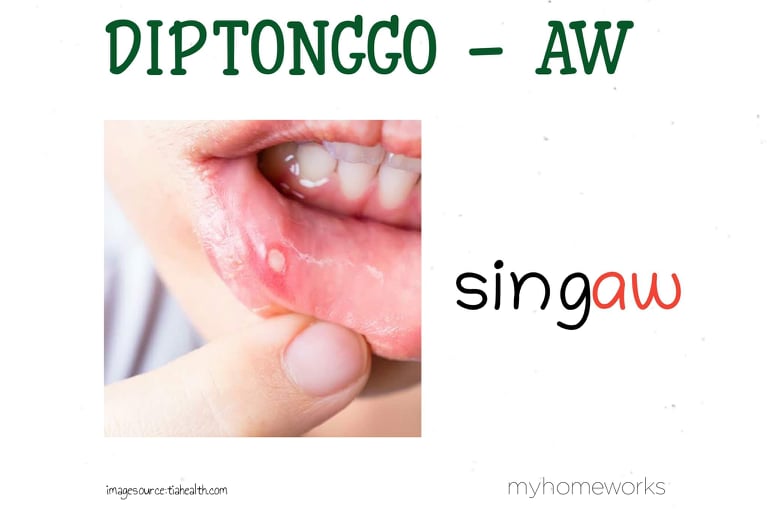 My Homeworks: DIPTONGGO (aw)