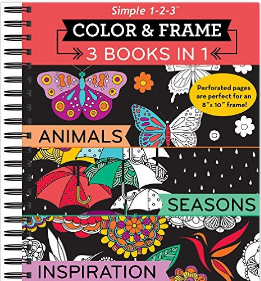 color escape: Review - Simple 1-2-3 Color & Frame Coloring Book - 3 in ...