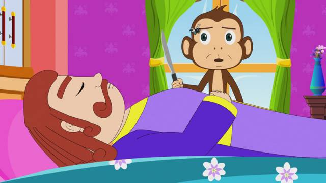 The king and the foolish monkey | Kids moral stories