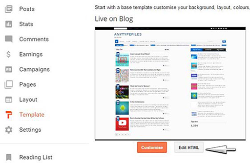 How to remove Powered by Blogger | Alltypefiles | Get free games: How ...
