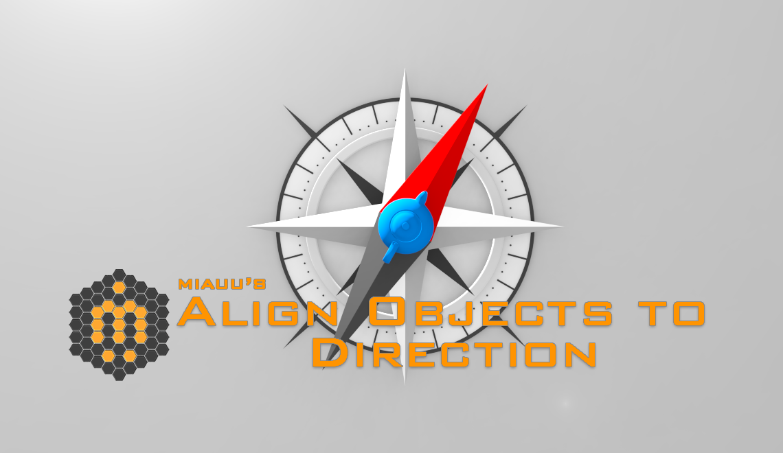 miauu's MaxScripts: Align Objects To Direction (vector)