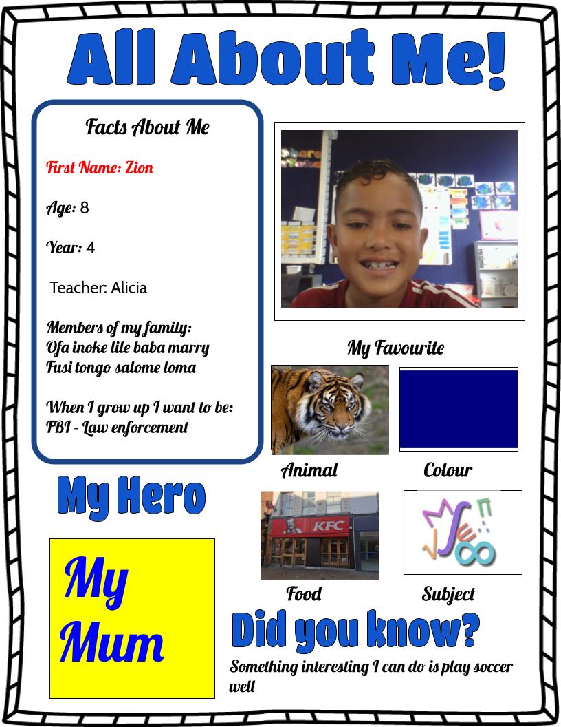 Alicia Edmund Hillary School All About Me Using Google Drawings To Create An All About Me Alicia Edmund Hillary School All About Me Using Google Drawings To Create An All About Me