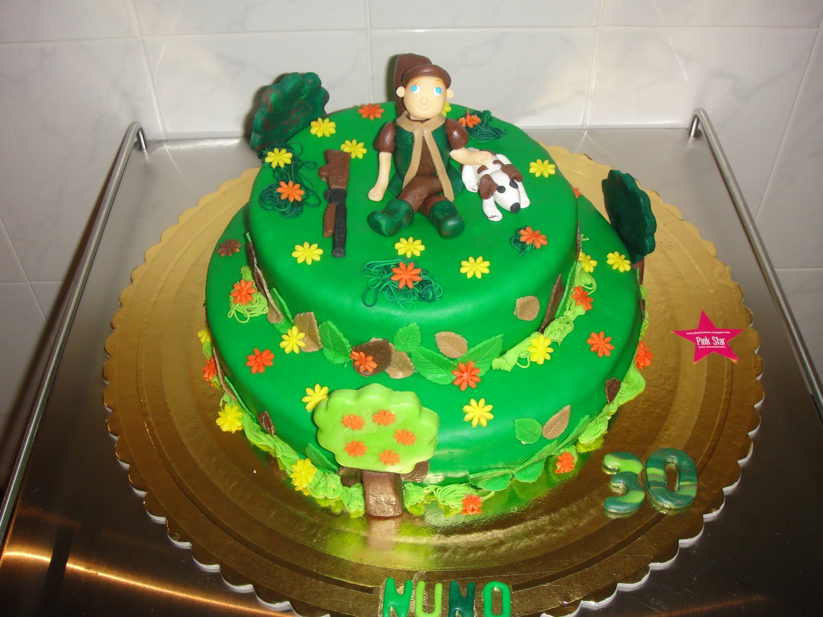 Pink Star Bolos: Para um caçador