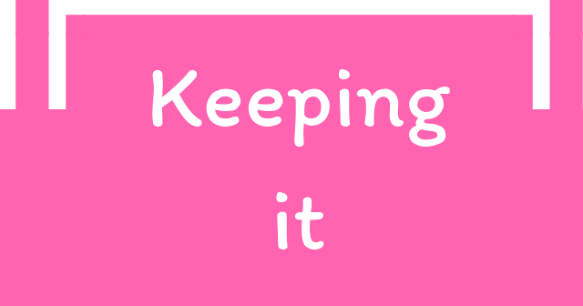 Keeping it Real: About