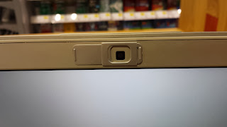 WebCam Covers: Samsung Laptop with Webcam cover by C-SLIDE