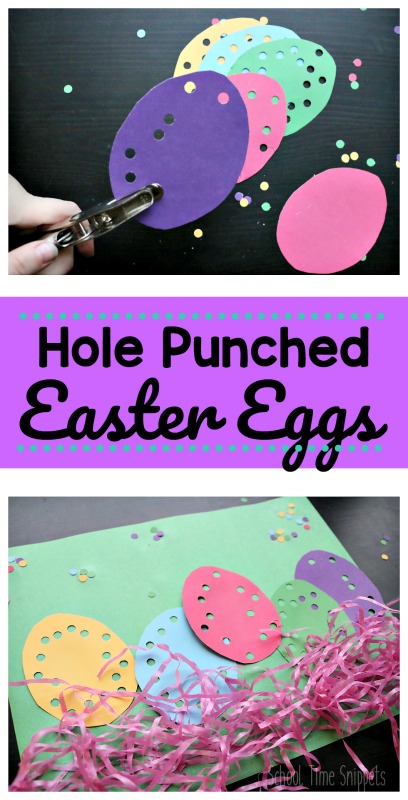 Paper Egg Fine Motor Craft | School Time Snippets