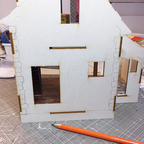 dollhouse stone work | Nature's Soul Miniatures