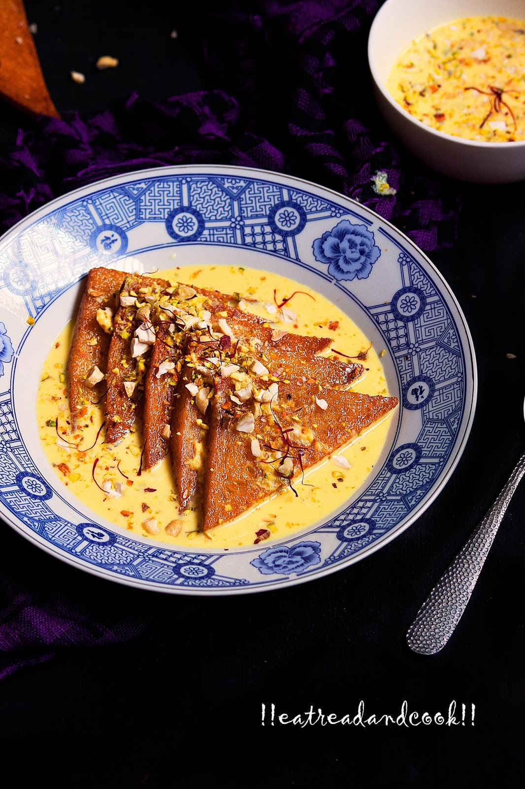 Shahi Tukra ~ Indian Bread Pudding
