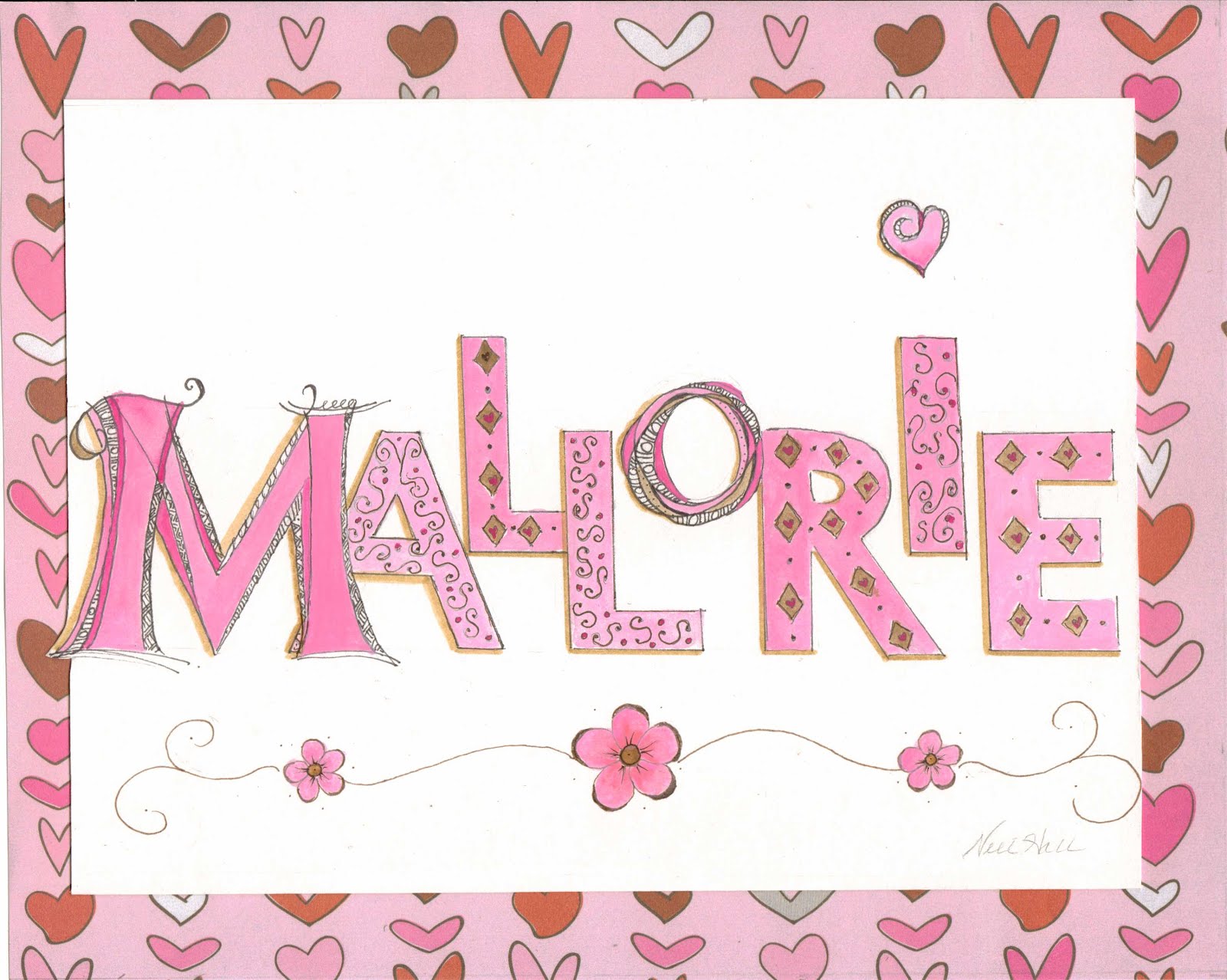 Calligraphy For Fun: Mallorie
