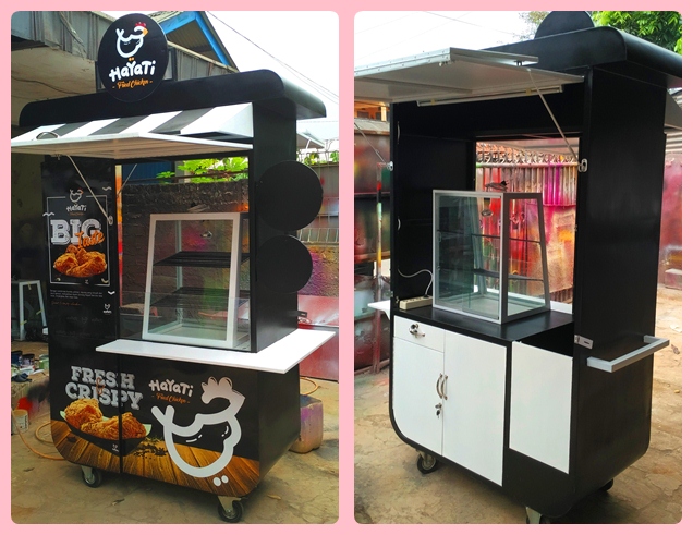 Jual Gerobak unik - Gerobak makanan unik - Jual Gerobak Fried Chicken ...