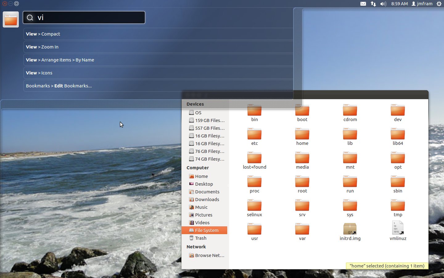Ubuntu 12.04 LTS - Unity 5.0/HUD ~ JOMAFRAS